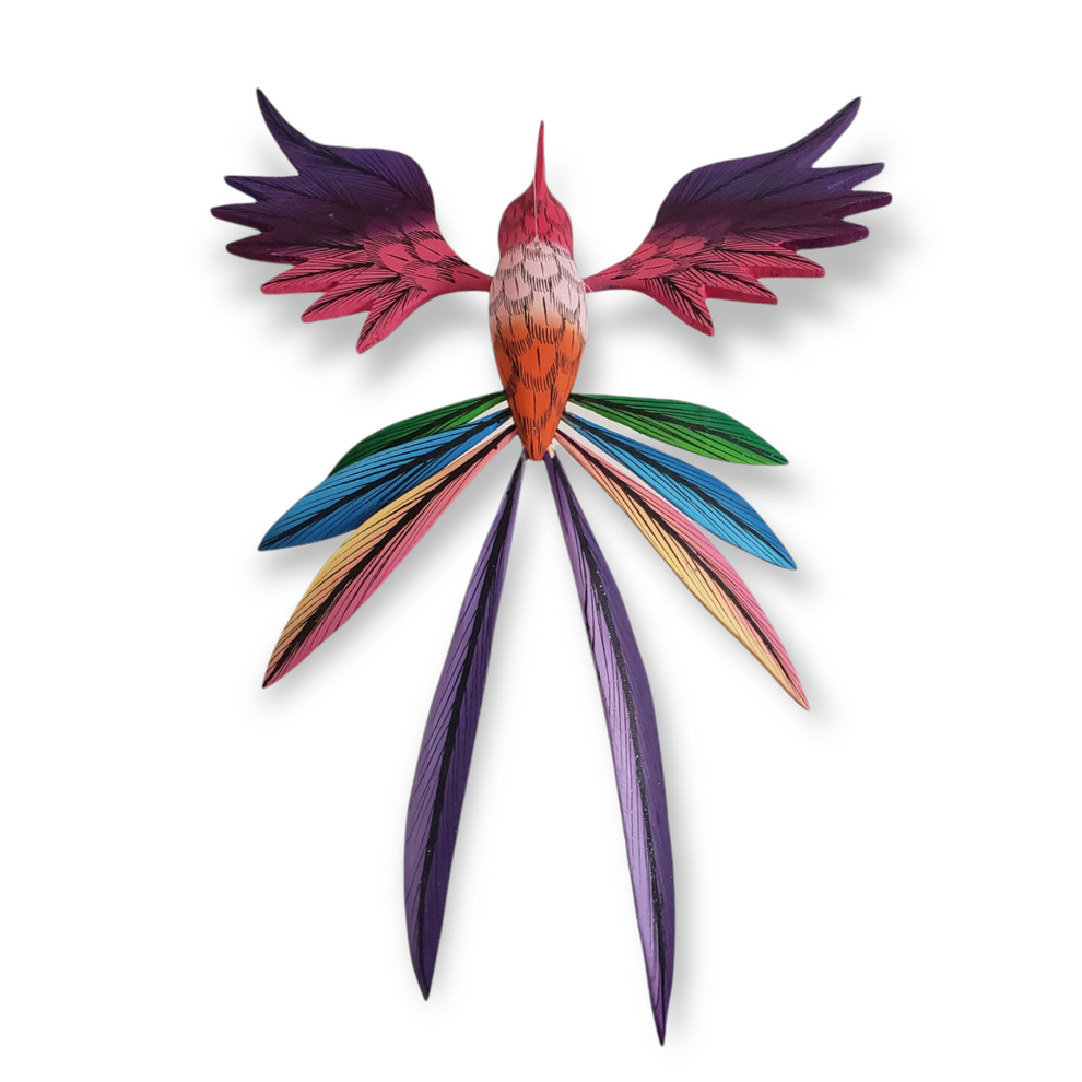 Colorful Quetzal Alebrije Wood Carving Oaxacan Folk Art – The Little Pueblo