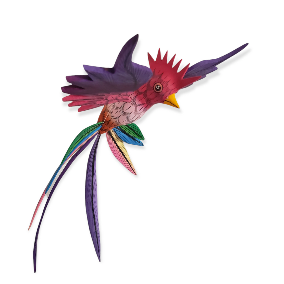 Colorful Quetzal Alebrije Wood Carving Oaxacan Folk Art – The Little Pueblo