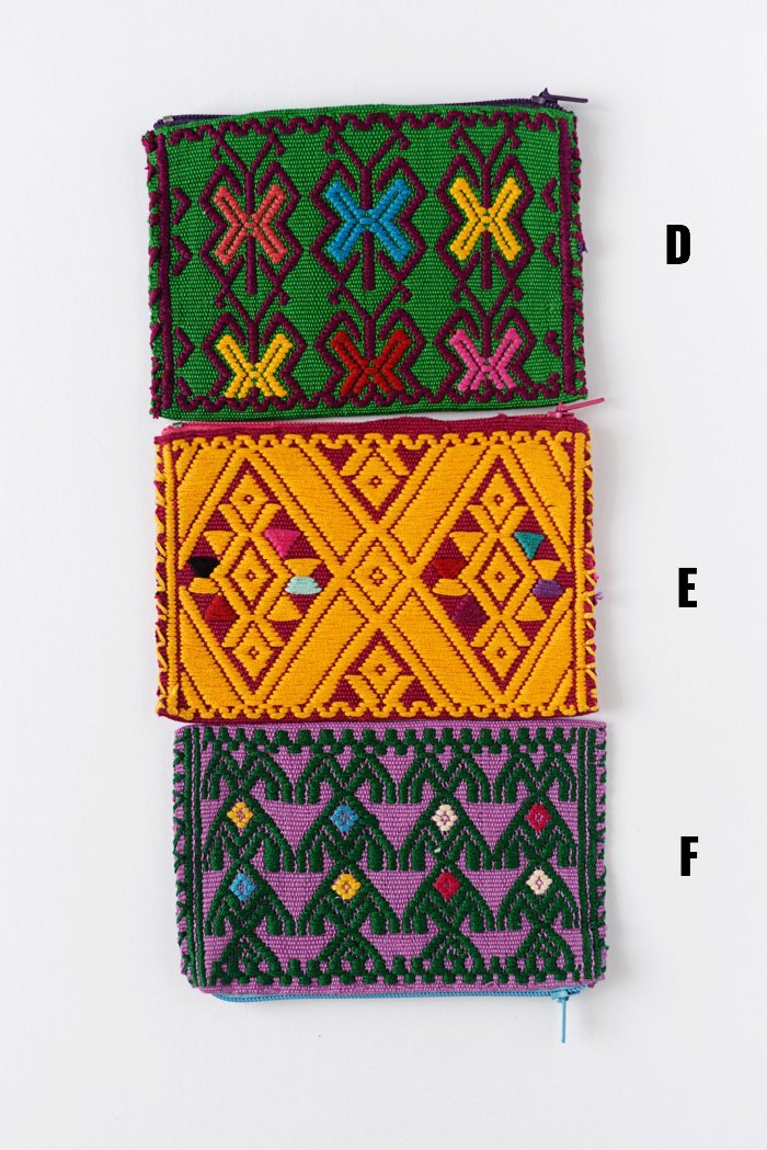 Embroidered Mexican Coin Purse - handmade in Chiapas – The Little Pueblo
