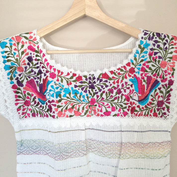 Handmade Woven Mexican Dove Bird Shirt from Oaxaca – The Little Pueblo